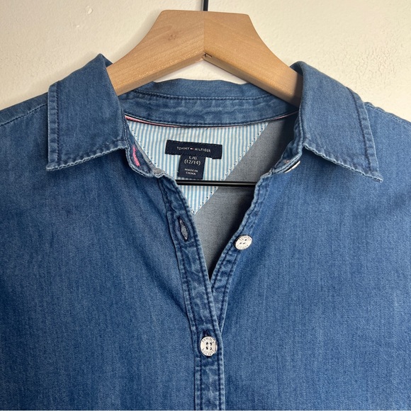 Tommy Hilfiger | Shirts & Tops | Tommy Hilfiger Girls Lightweight Denim ...